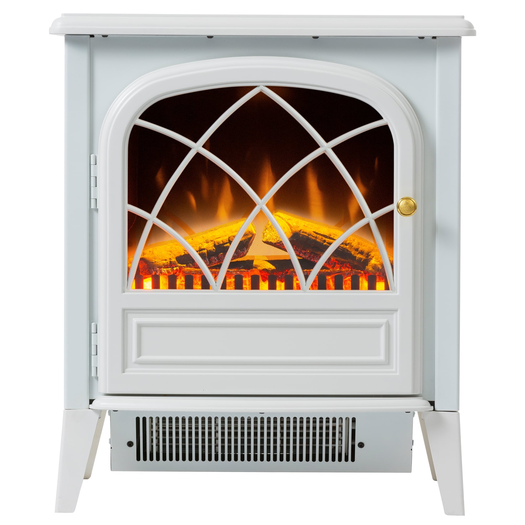 Dimplex 2kW Ritz White Optiflame Portable Electric Fire Stove – GoStore